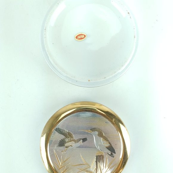 Chokin | Accents | Art Of Chokin 24k Gold Edged Keepsake Trinket Jar ...